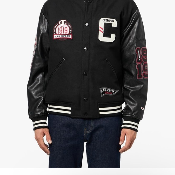 Champion | Jackets & Coats | Champion Mens Letterman Varsity Bomber ...